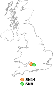 Distance between SN14 and SN8 - postcode-info.co.uk
